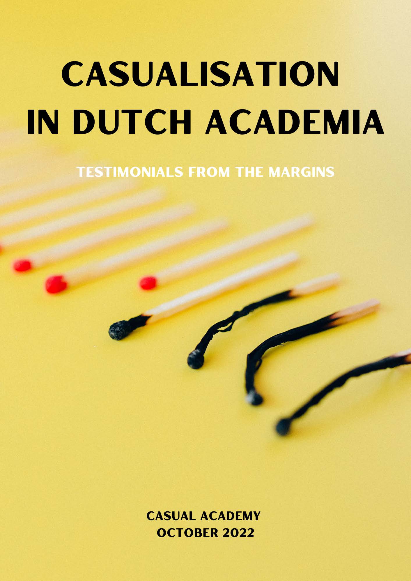 Launch of Report on Casualisation in Dutch Academia – Casual Academy